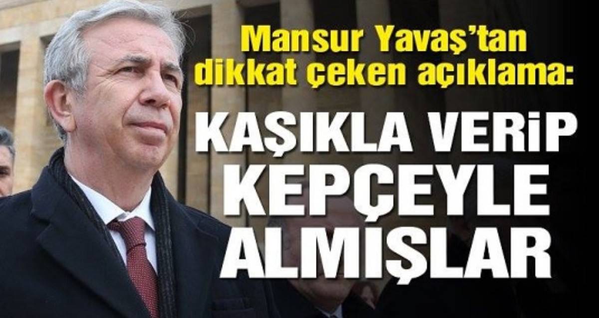 Mansur Yavaş’tan dikkat çeken açıklama Mansur Yavaş’tan dikkat çeken açıklama